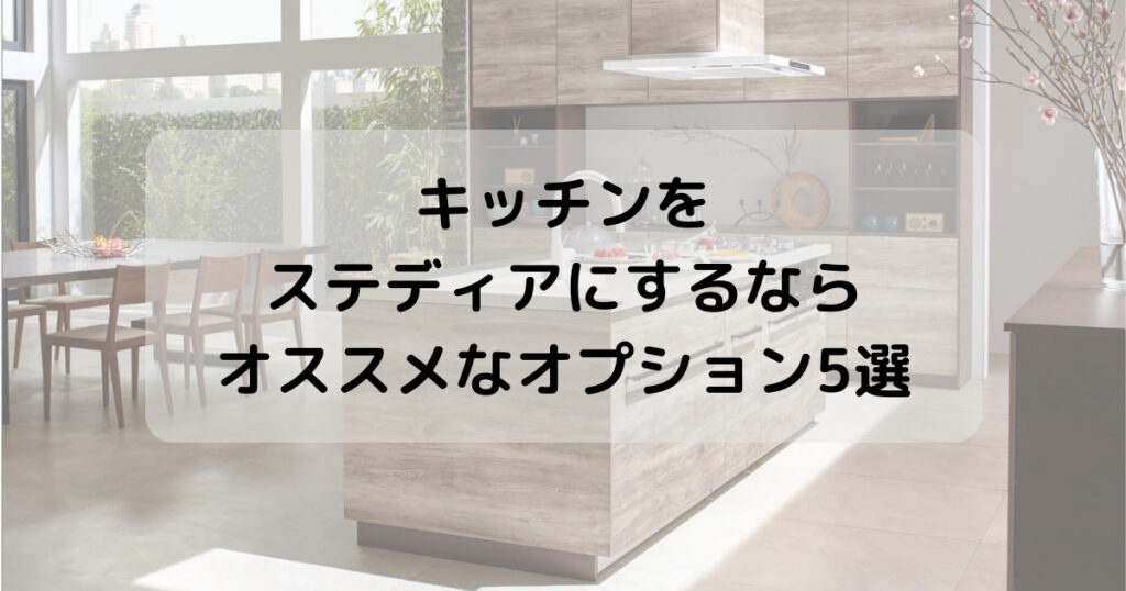 【ステディア】我が家のオプションを解説【オススメ・付けなくて良かった・付けなくて後悔】 | ゆのたなのつぶやき